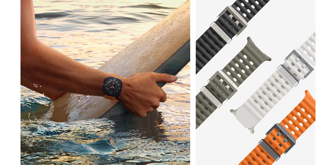 Samsung Galaxy Watch 7 Ultra Spor Kordon - Gri - Vatan Bilgisayar