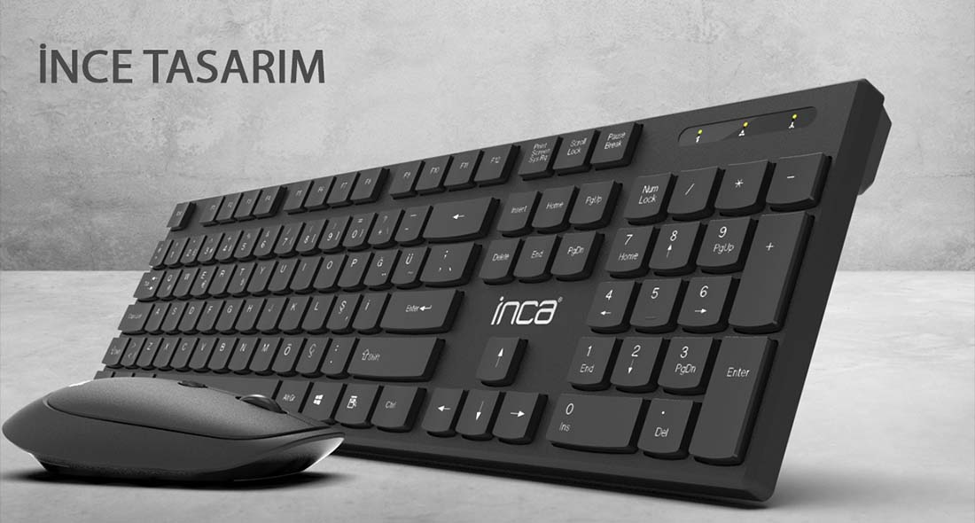 INCA IWS-537 KABLOSUZ KLAVYE MOUSE SET - Vatan Bilgisayar