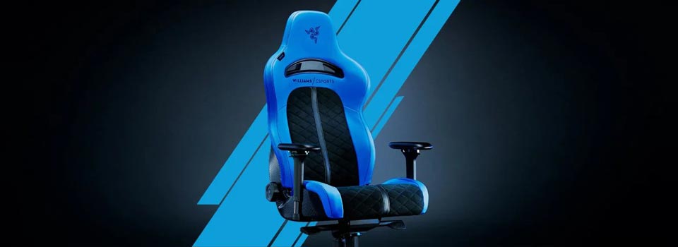 RAZER ENKI PRO WILLIAMS ESPORTS EDITION OYUNCU KOLTUĞU - Vatan Bilgisayar