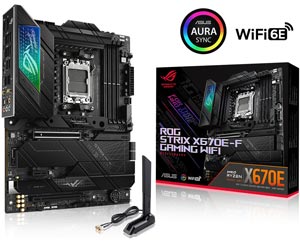 ASUS ROG STRIX X670E-F GAMING WIFI AMD X670 Soket AM5 DDR5 6400MHz(OC ...