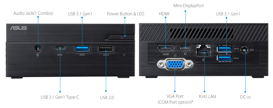 ASUS Mini PC PN40 CELERON J4025 2GHZ 4GB 64GB SSD INTEL UHD 600 ...
