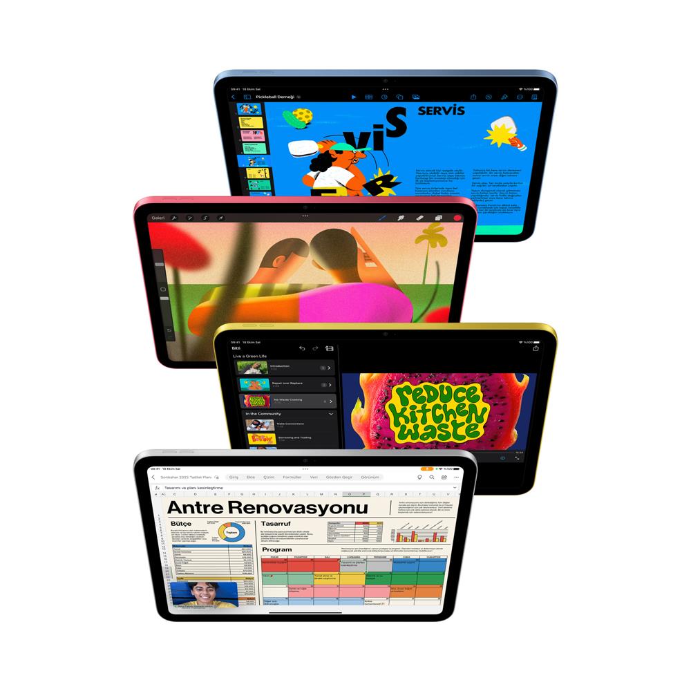 iPad 10.Nesil 64GB Wi-Fi 10.9''Liquid Retina Ekran iPadOS Tablet Pembe ...