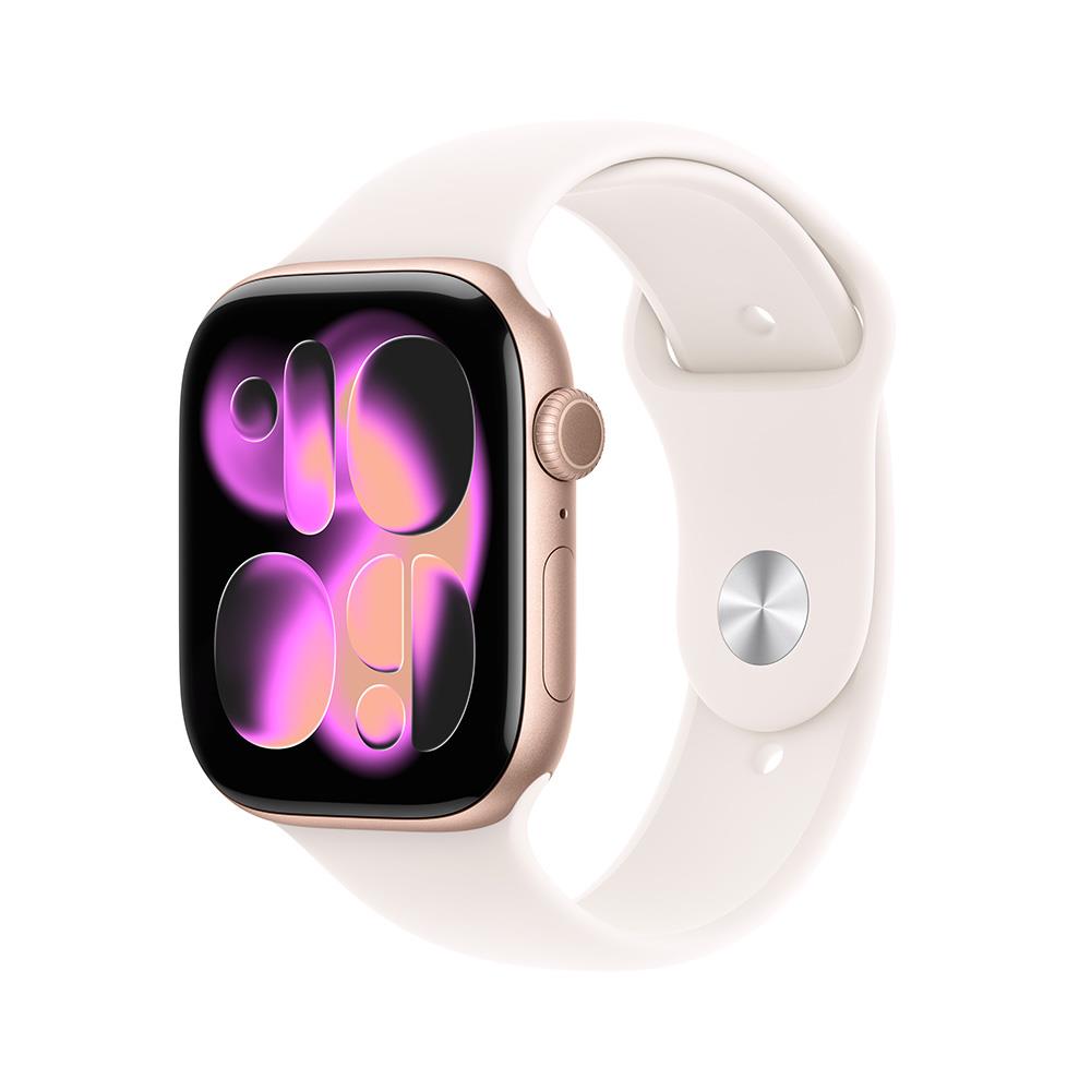 Apple Watch Series 11 GPS 42mm Rose Gold Aluminium Case with Light ...