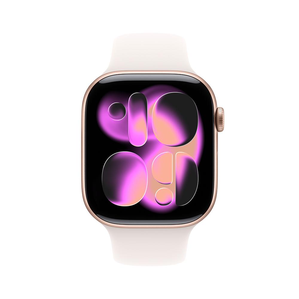 Apple Watch Series 11 GPS 42mm Rose Gold Aluminium Case with Light ...