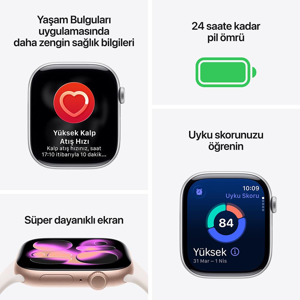 Apple Watch Series 11 GPS 42mm Rose Gold Aluminium Case with Light ...