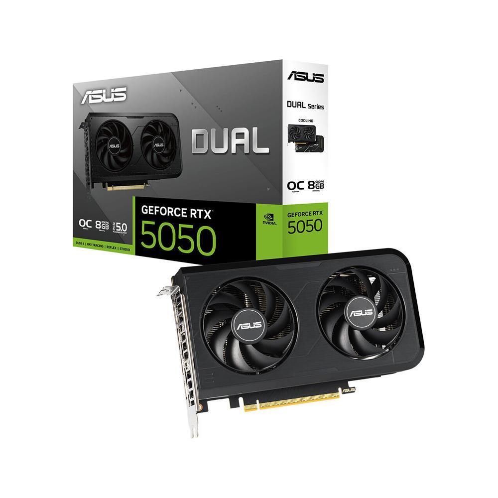 ASUS DUAL GeForce RTX 5050 OC 8GB GDDR6 128Bit DLSS 4 Ekran Kartı ...