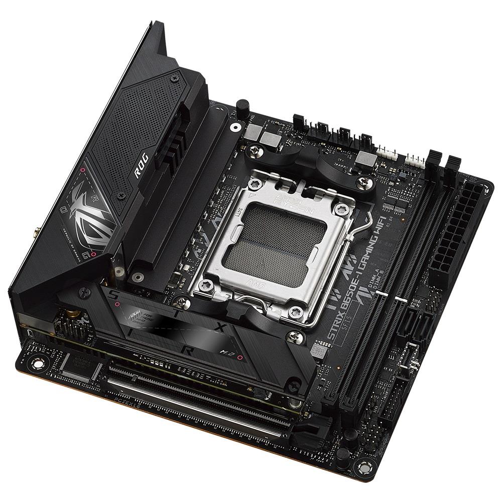 ASUS ROG STRIX B650E-I GAMING WF AMD B650 Soket AM5 DDR5 6400MHz (OC ...