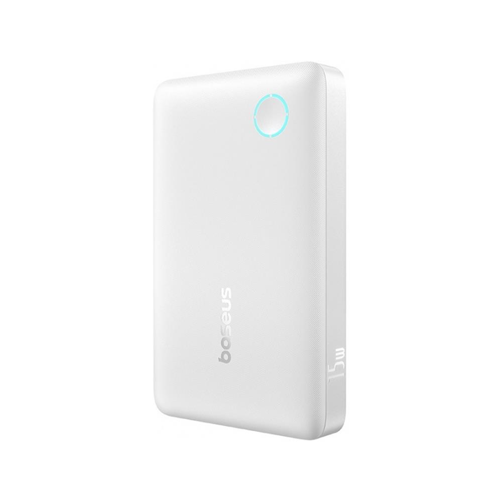 Baseus EnerFill FP11 10000mAh 15W Powerbank - Beyaz - Vatan Bilgisayar