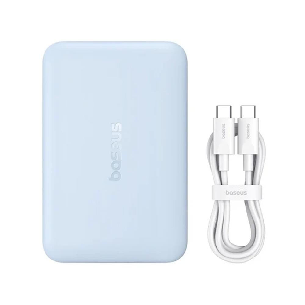 Baseus Enerfill FM11 Mini Mag PBank 10k 22.5W - Mavi - Vatan Bilgisayar