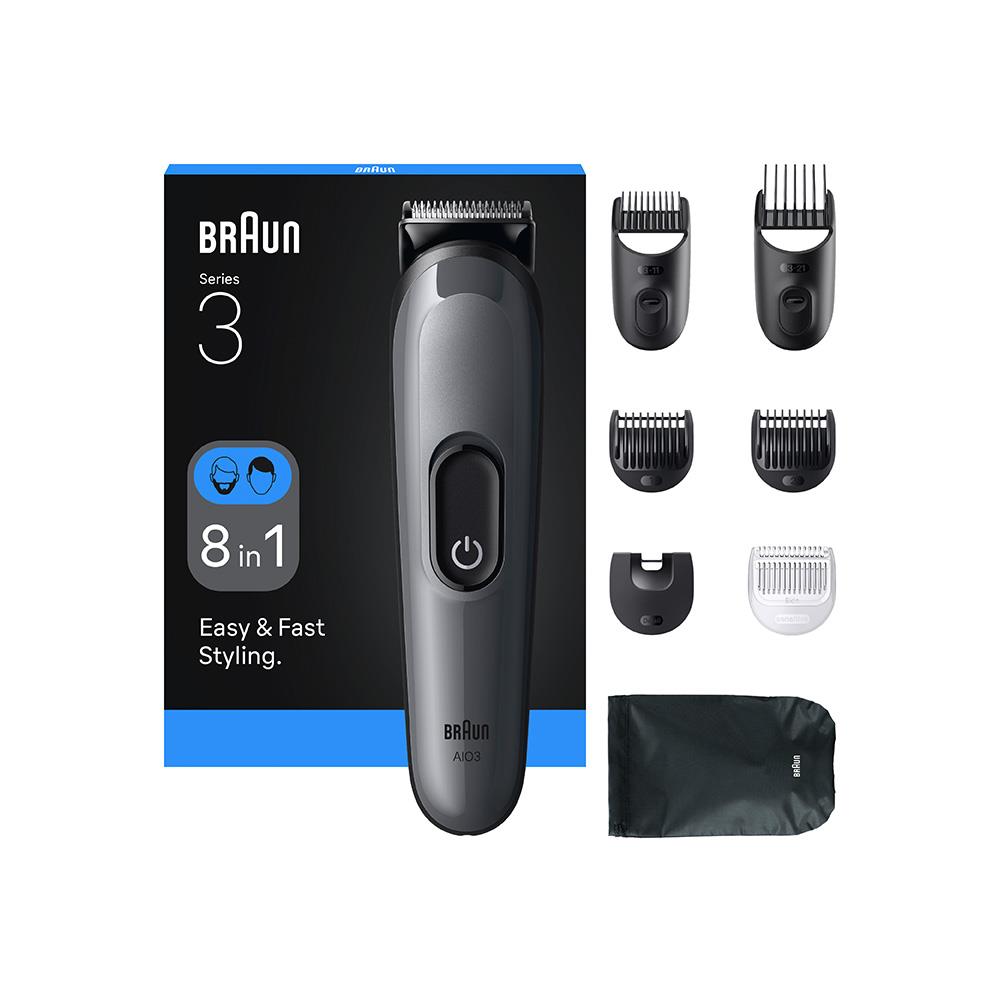 Braun AIO3540 Hepsi Bir Arada Series 3,8'i 1 Arada Tıraş Kiti - Vatan ...