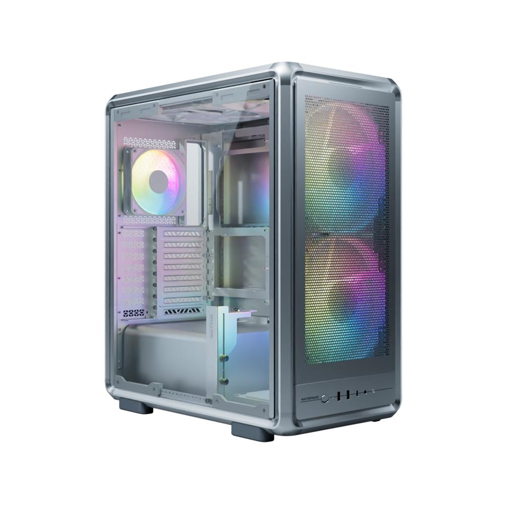 COOLER MASTER MASTERFRAME 500 TG MESH ARGB 2x200mm MidT ATX GÜMÜŞ KASA ...