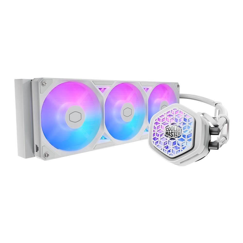 COOLER MASTER MasterLiquid Atmos II 360 ARGB VRM Pompa 3x120mm Beyaz ...