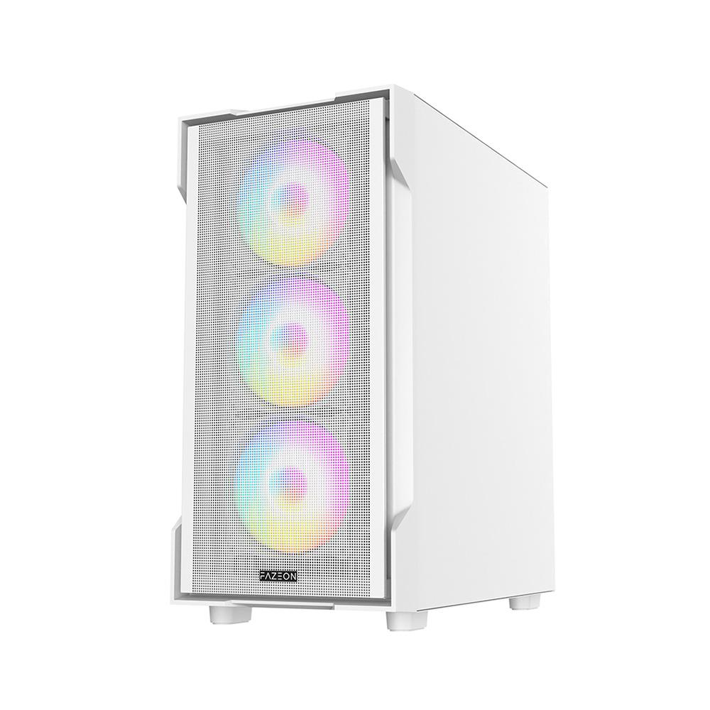 FAZEON F1 650W 80PLUS BRONZE Mesh 4x120mm Rainbow Fanlı mATX Beyaz ...