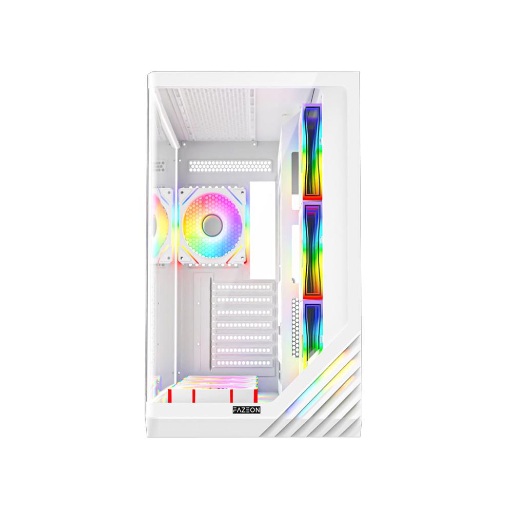 FAZEON F3 750W 80PLUS BRONZE 7x120mm ARGB Fanlı ATX Beyaz Bilgisayar ...