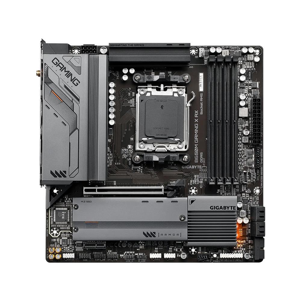 GIGABYTE B650M GAMING X AX AMD B650 Soket AM5 DDR5 6400MHz (OC) mATX ...