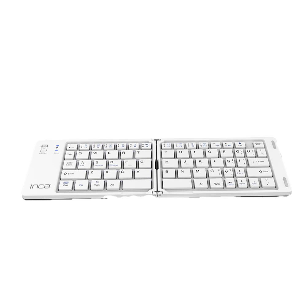 INCA IBK-580BT BLUETOOTH KATLANABİLİR KABLOSUZ KLAVYE-BEYAZ - Vatan ...