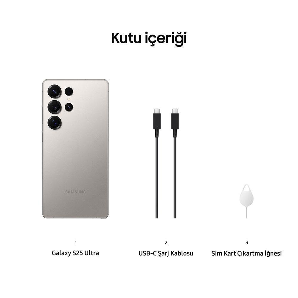 Samsung Galaxy S25 Ultra 12/256 Gb Akıllı Telefon Titanyum Gri - Vatan ...