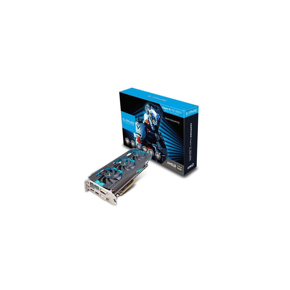 R9 280X VAPOR-X TRI-X GDDR5 3GB 384Bit AMD Radeon DX11.2 Ekran Kartı ...